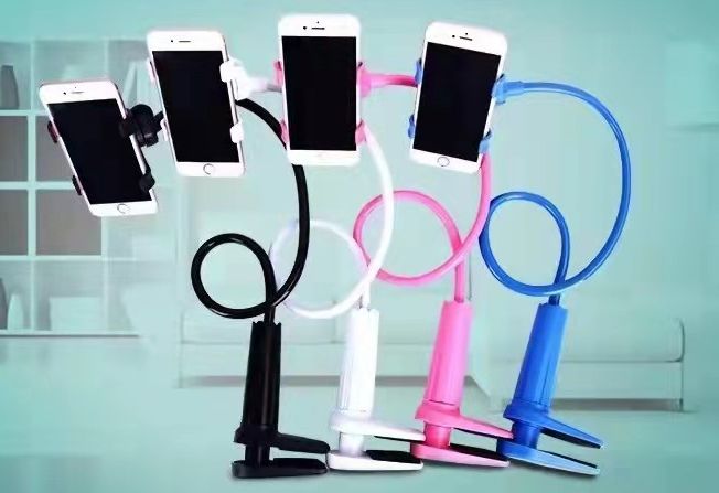 Clip Phone Holder Portable clip-on mobile phone mount Flexible Clip ...