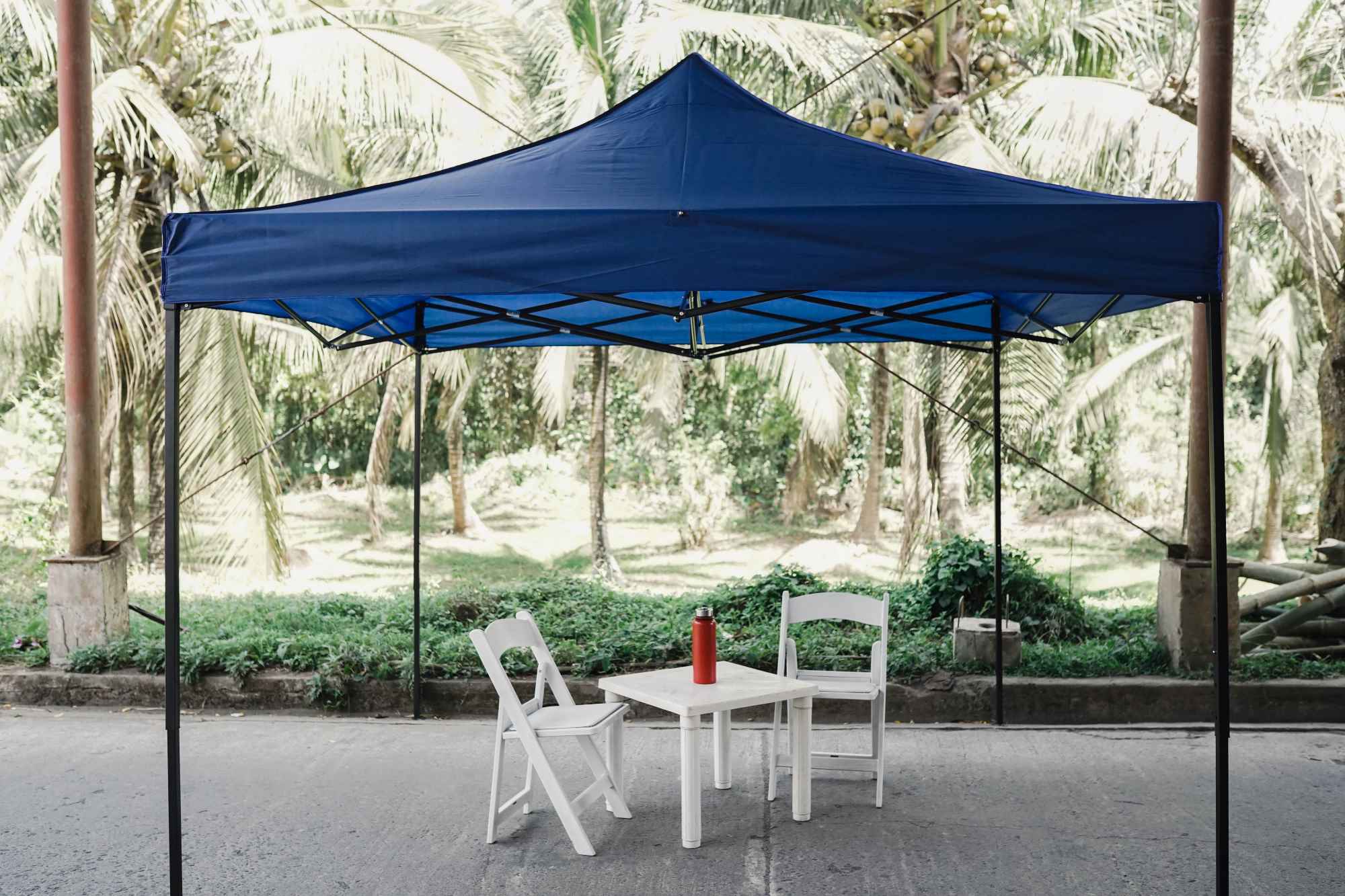 【RETRACTABLE TENT】3mx6m/9.8x19.6ft Collapsible RETRACTABLE TENT All ...
