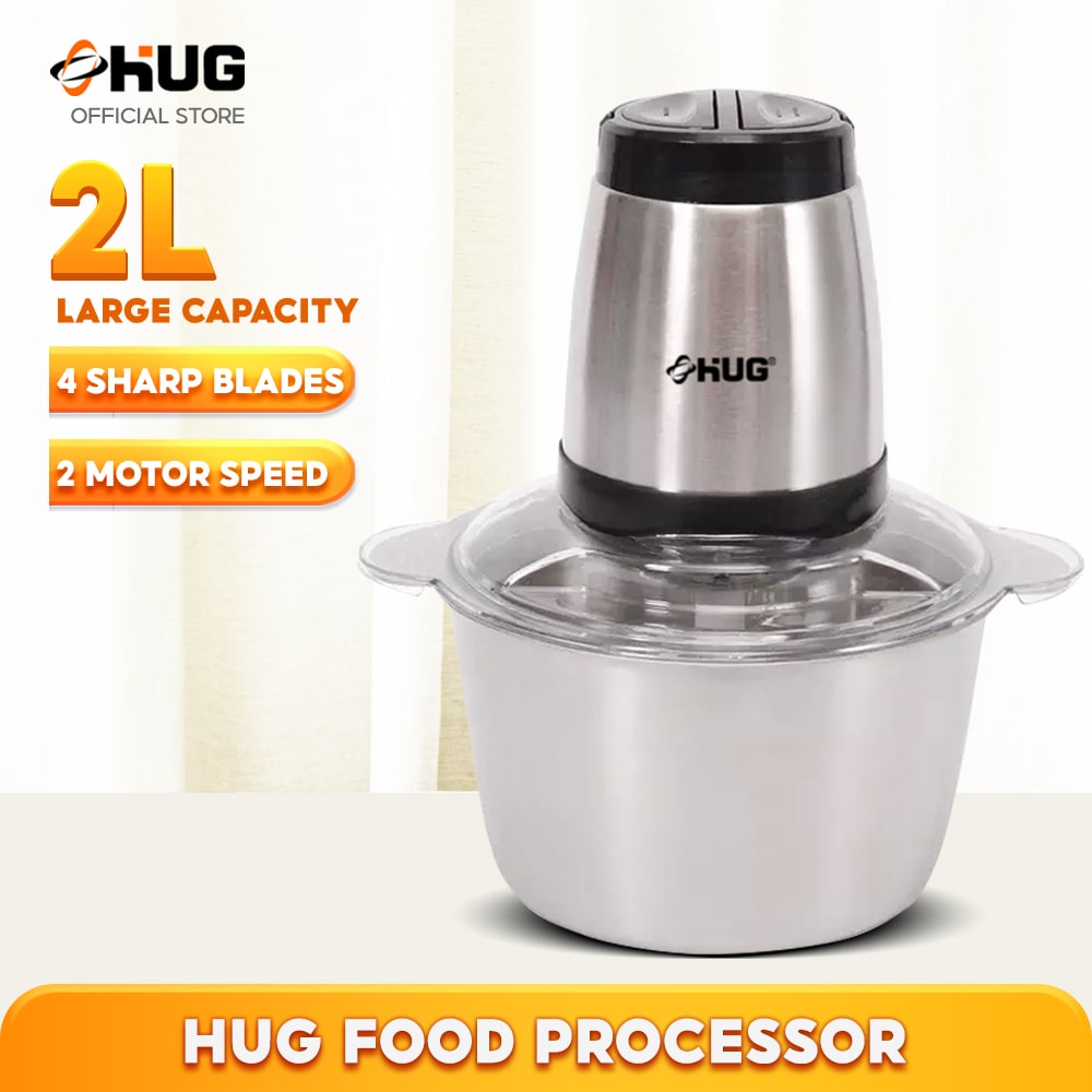 HUG 304 2L Meat Grinder Electric Meat Grinder Food Blender Stainless ...