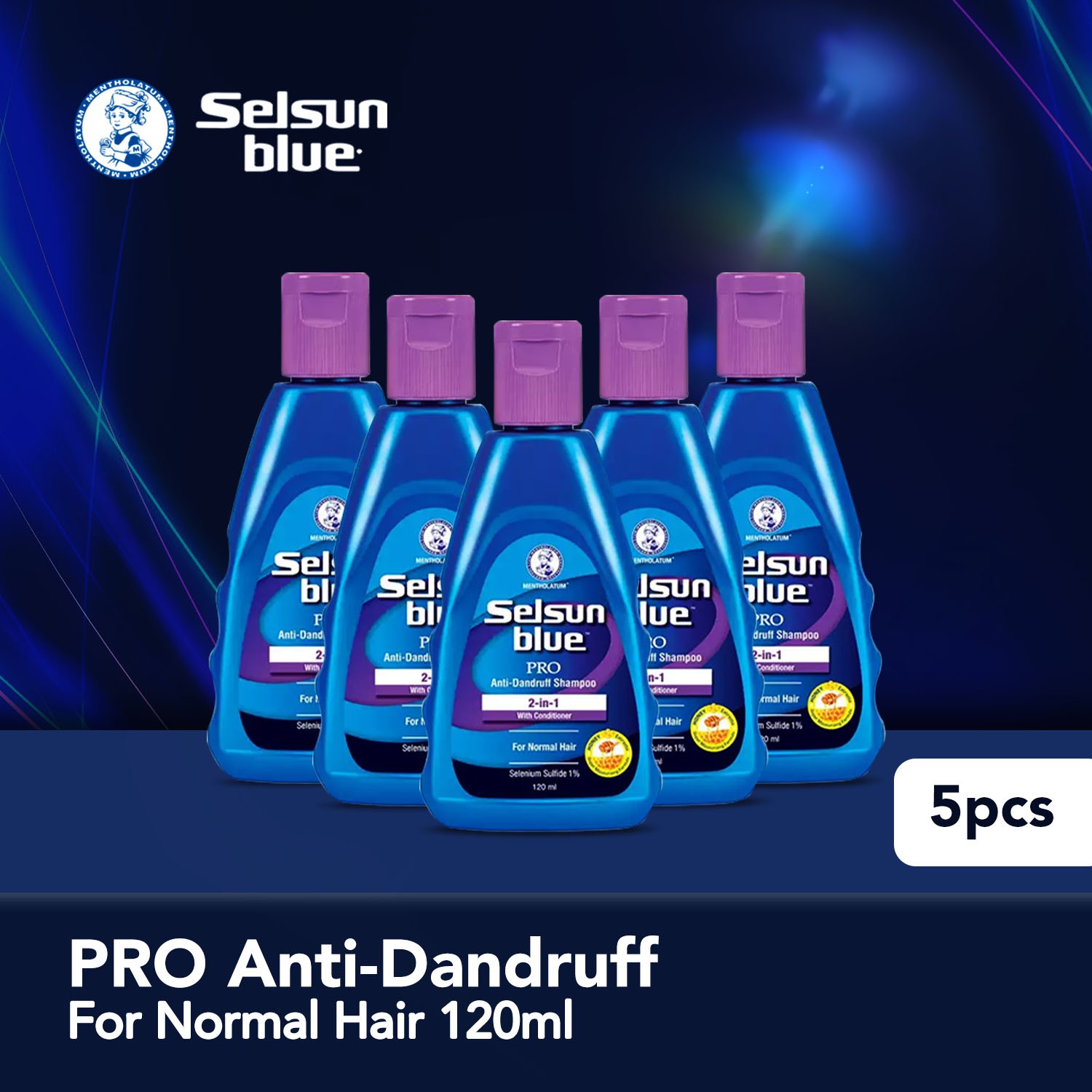 Selsun Blue Pro Anti-Dandruff Shampoo Bottle [Bundle of 5] | Lazada PH