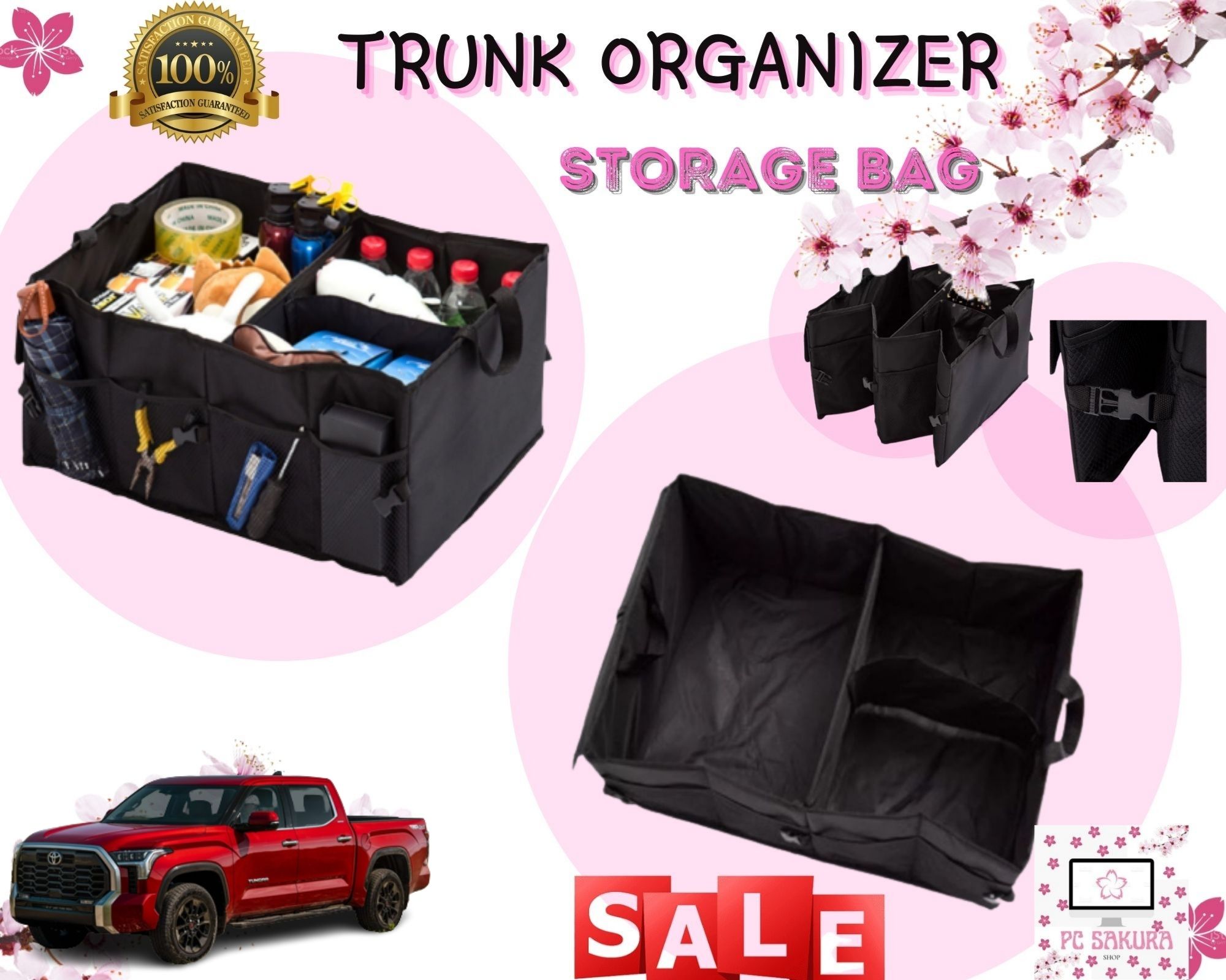 PS | ORIGINAL TOYOTA TUNDRA CAR BOOT ORGANIZER | CAR TRUNK ORGANIZER ...