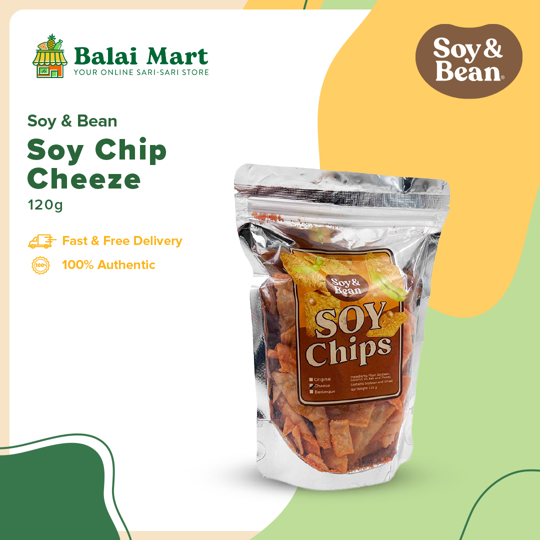 Soy & Bean Soy Chips Cheese 120g - Fresh Plant-Based Tofu / Pantry ...