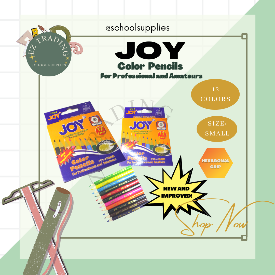 Joy Color Pencil Joy Professional Color Pencils: (12's, 24's) | Lazada PH