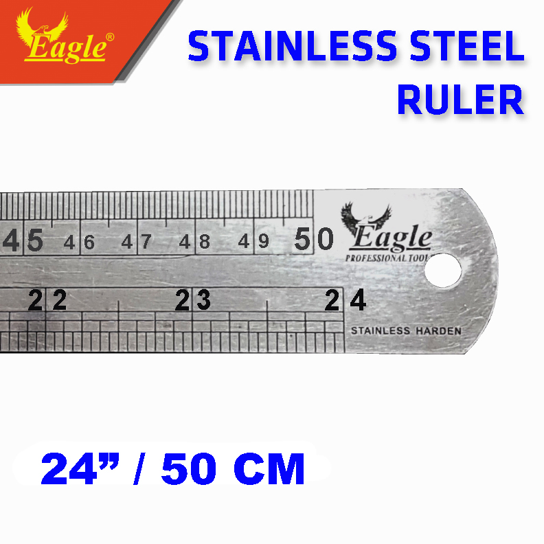 Eagle Tools Stainless Steel Ruler | Lazada PH