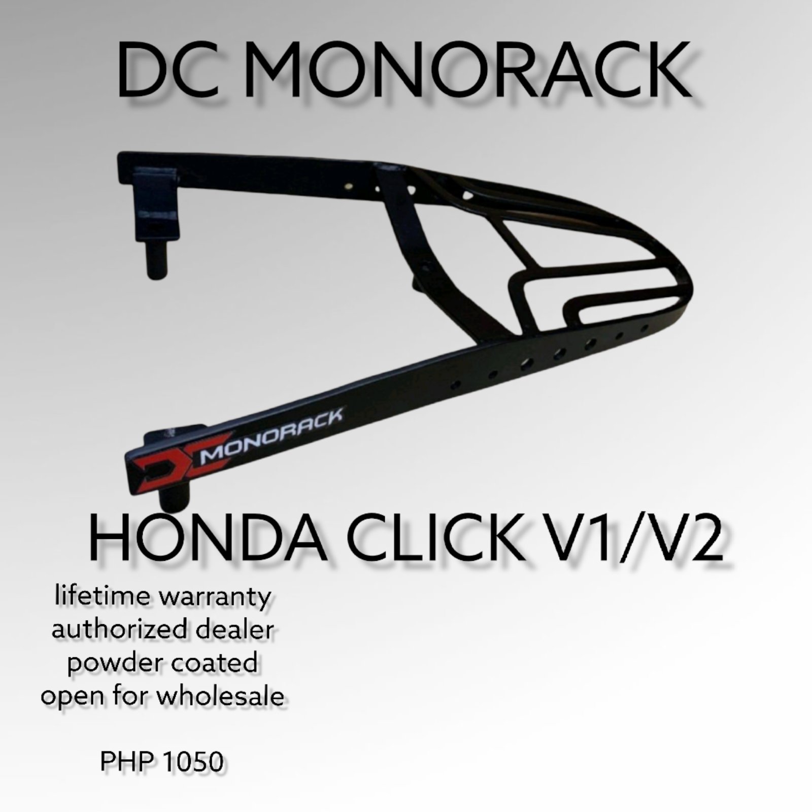 DC MONORACK BRACKET HEAVY DUTY FOR HONDA CLICK v1 and v2 lifetime ...