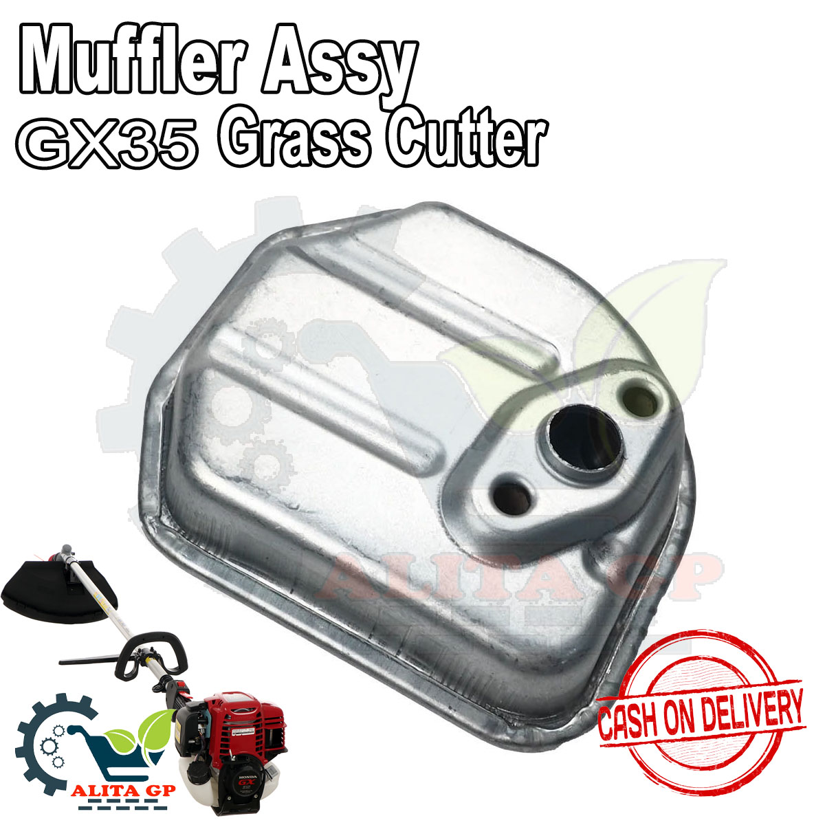 Muffler Assy GX35 UMK35 4 Stroke Gasoline Engine Grass Cutter Brush ...