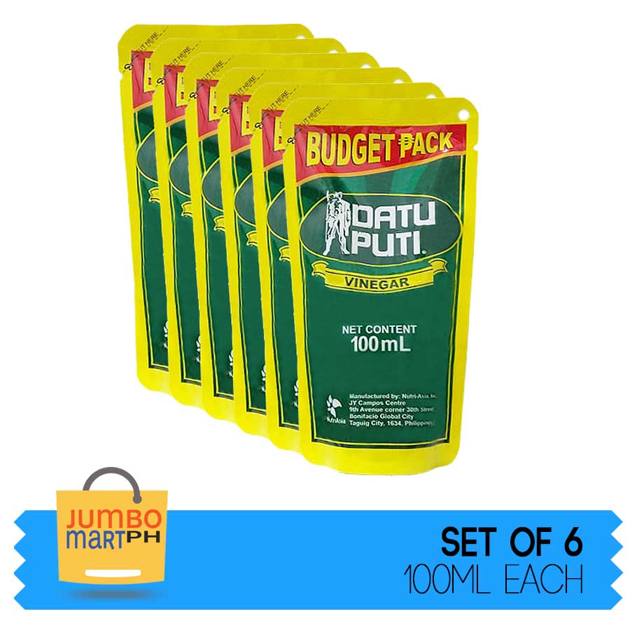 DATU PUTI VINEGAR BUDGET PACK / SET OF 6 / 100ML EACH | Lazada PH
