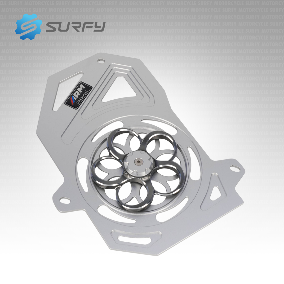 ARM Radiator Cover Windmill Full CNC 2-Color Spinner Design For ADV 160 ...