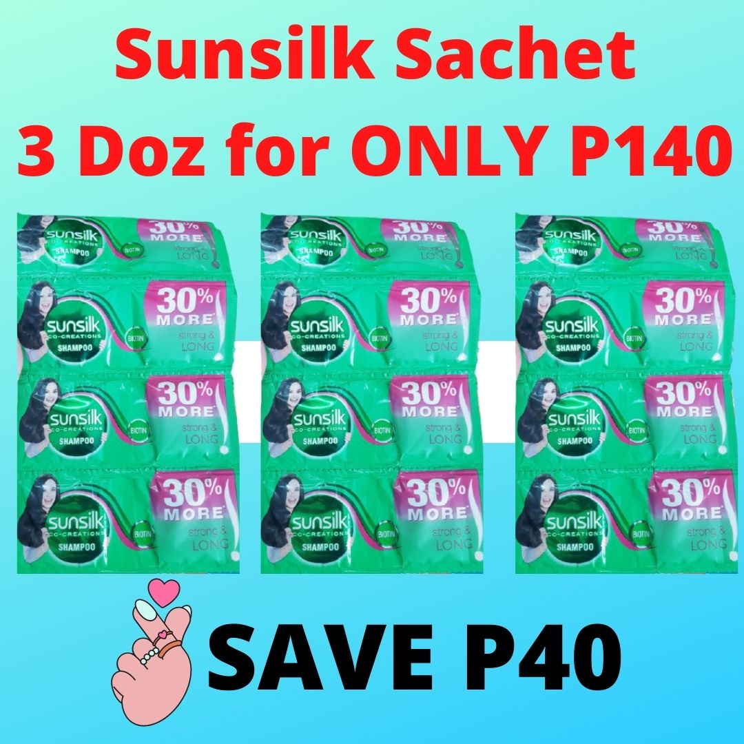 Sunsilk Green Shampoo Sachet (13ml) 3 Doz. (Legit Product) | Lazada PH