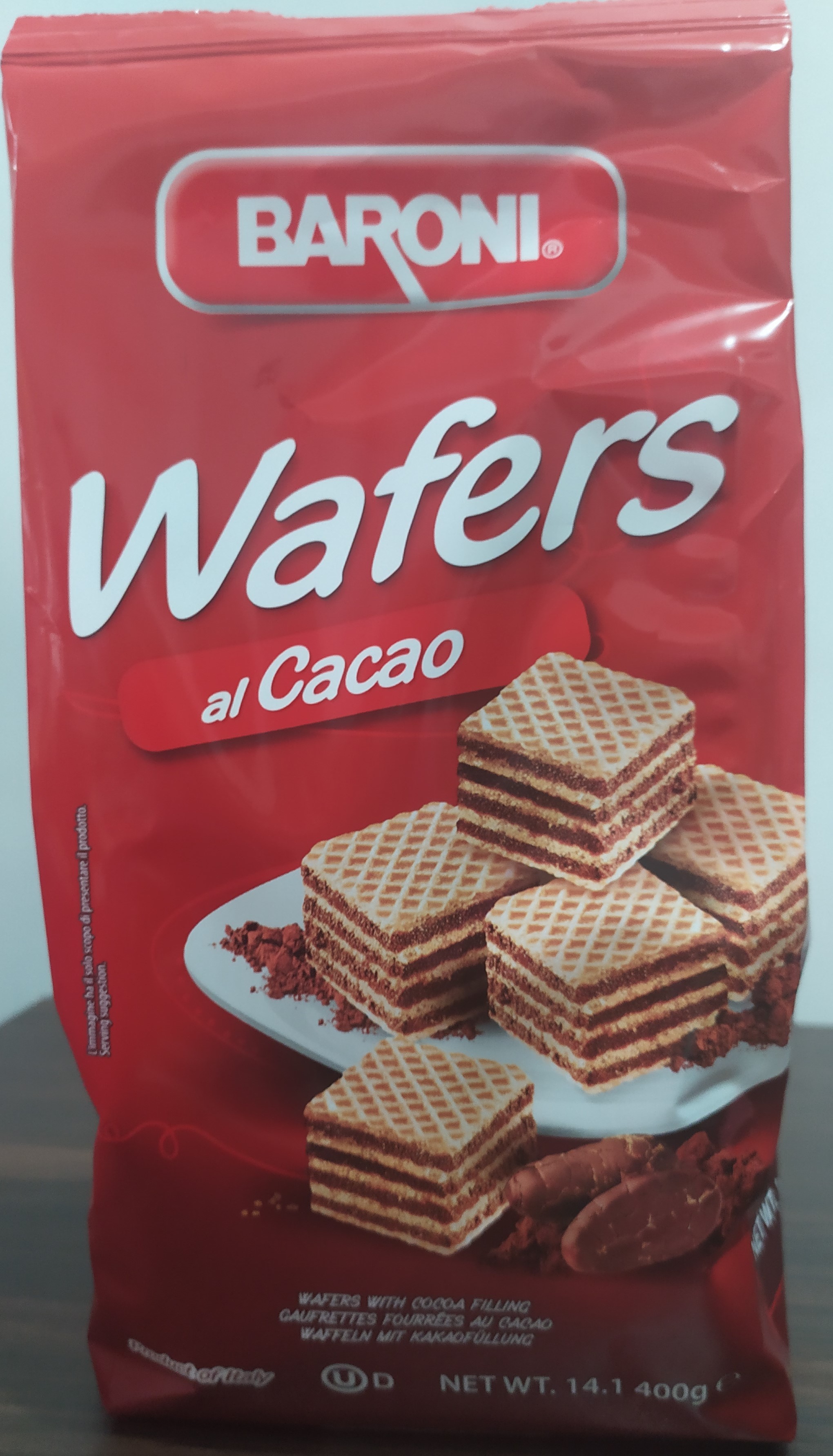 BARONI WAFERS AL CACAO (CHOCOLATE) 400g | Lazada PH
