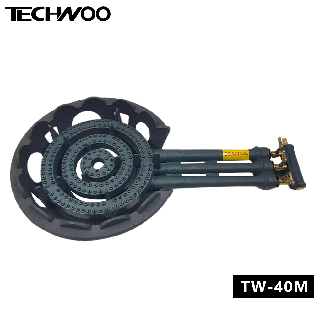 TECHWOO TW-40M Manual Heavy Duty Cast Iron Gas Stove (3-Way) | Lazada PH