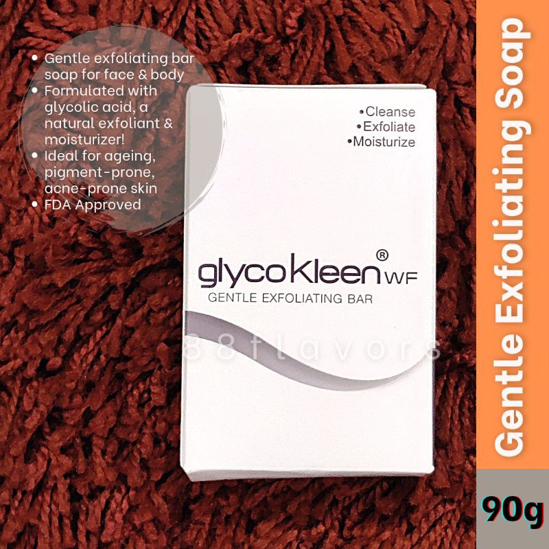 [𝗔𝘂𝘁𝗵𝗲𝗻𝘁𝗶𝗰] Glycokleen WF Gentle Exfoliating Bar Soap - Glycolic Acid ...