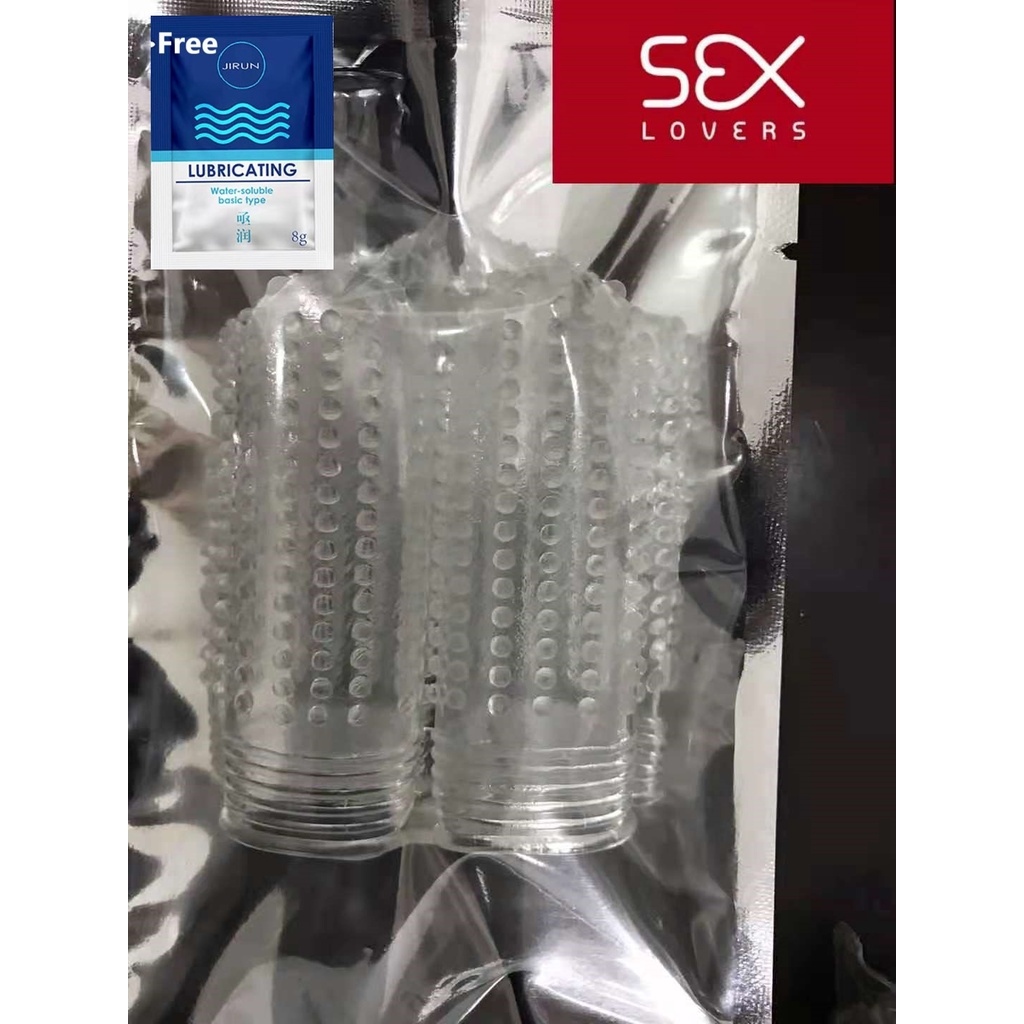 Finger Stall Flirting Buckle Exotic Silicone Condom Male Barbed Climax ...