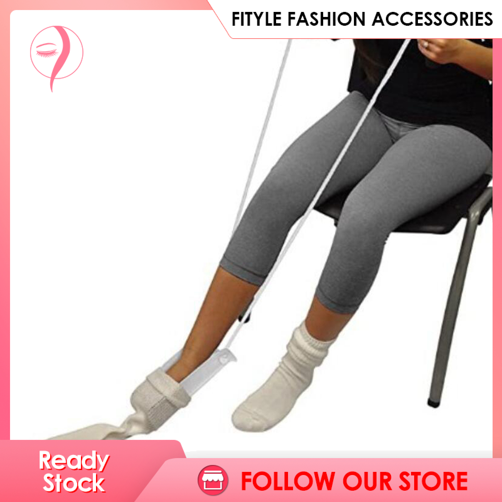 LazaraHome Sock Aid Sock Stocking Putting Helper Tool Assist Puller for ...