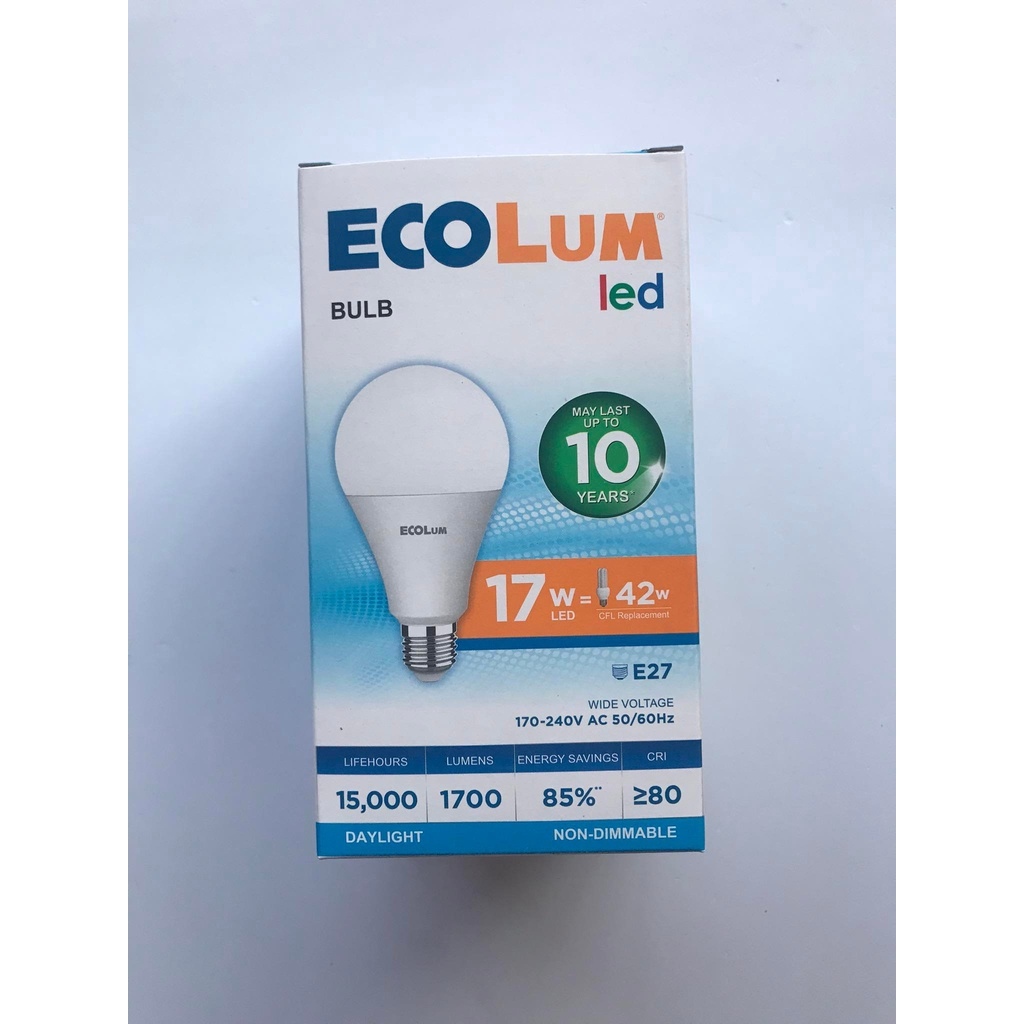 Ecolum LED Bulb 15w 17w 19w (Daylight) | Lazada PH