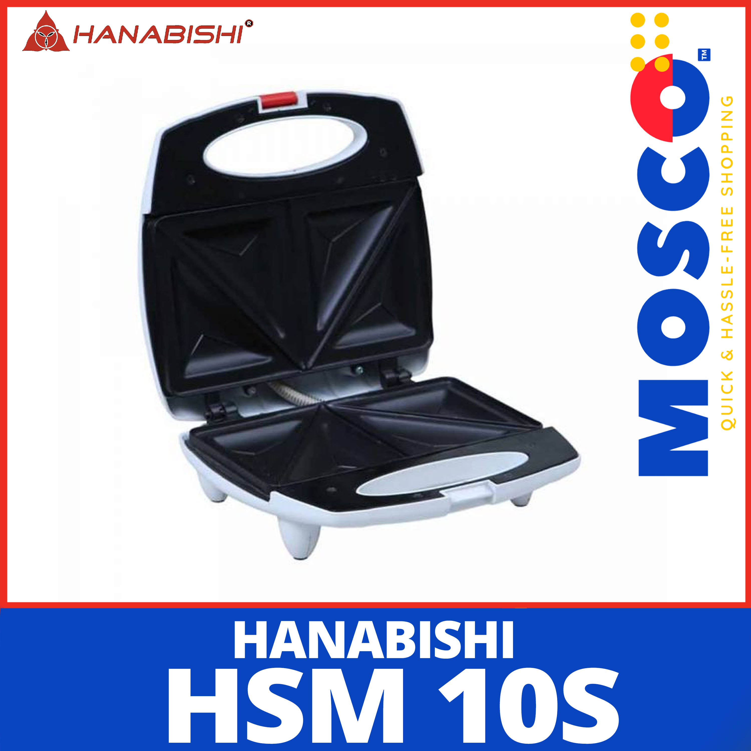 Hanabishi HSM 10S l Sandwich Maker | Lazada PH