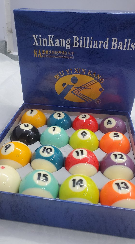 XINKANG STANDARD BILLIARD BALL SET (2 1/4 INCHES) / BOLA NG BILYARAN ...