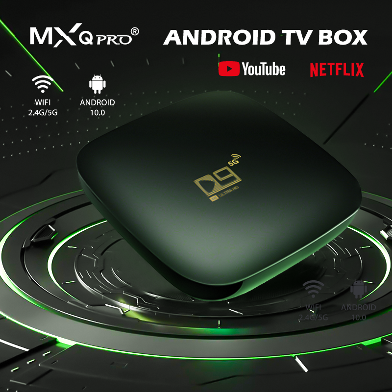 D9 android tv box 8G RAM+128G ROM smart mxq pro tv box for not smart tv ...