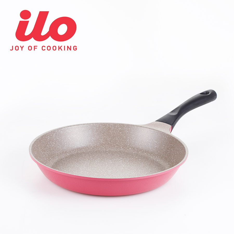 Ilo Rainbow Frying Pan Pink 28cm | Lazada PH