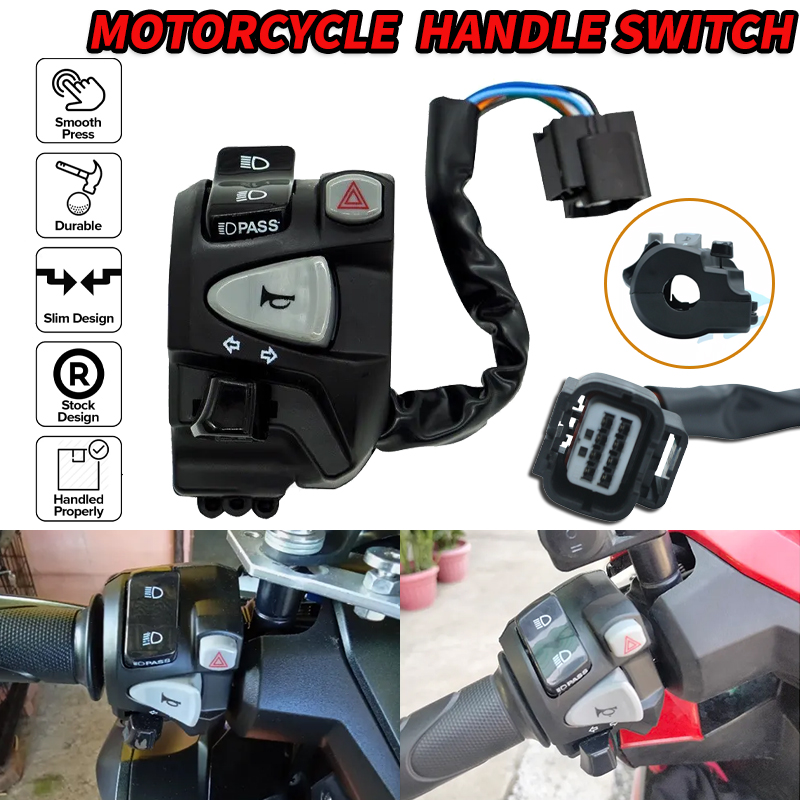 Pinph Honda Click 125i/150i Domino Handle Switch With Pssing Light Left ...
