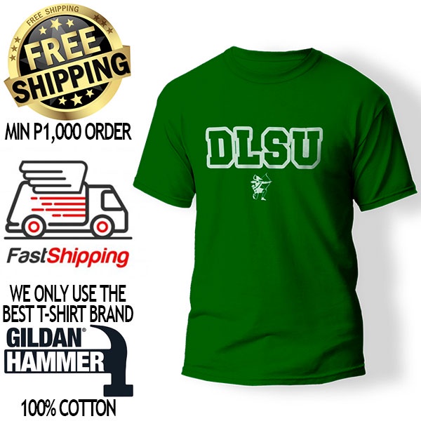 DLSU De La Salle University Green Archers T-Shirt Shirt TShirt Tee ...