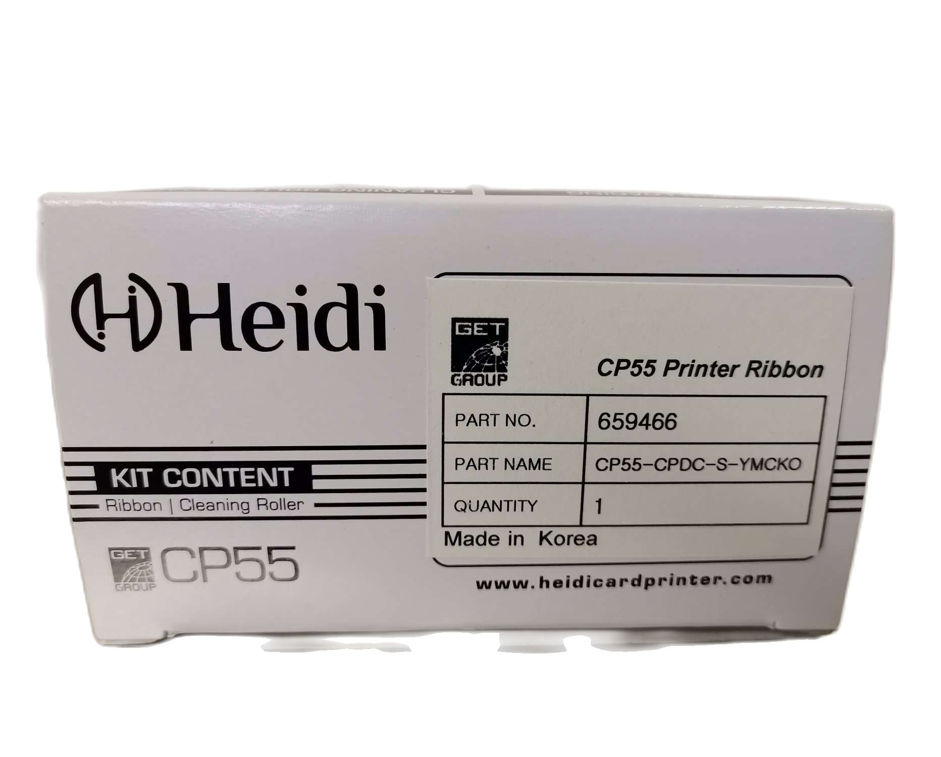 Heidi YMCKO Color Ribbon cartridge, Part No 659466, 5 panel ribbon cartridge, 250 images per ...