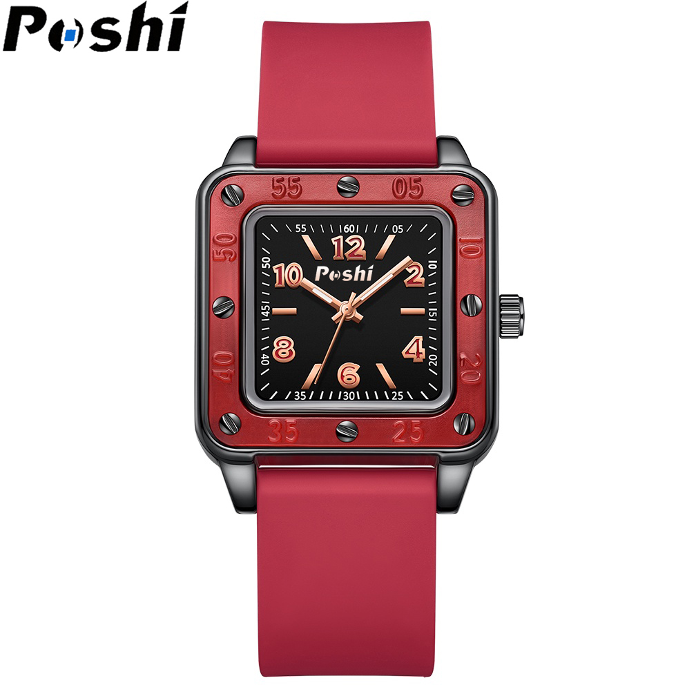 POSHI RED Retro Luxury wacth For Women water proof sale original Korean ...