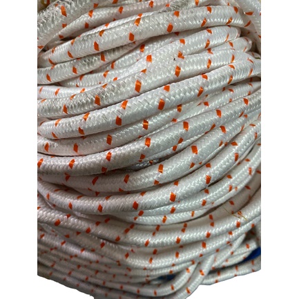 MG Machinery 1m White Lifting Rope 14mm-18mm Safety Rope, Braided Rope ...