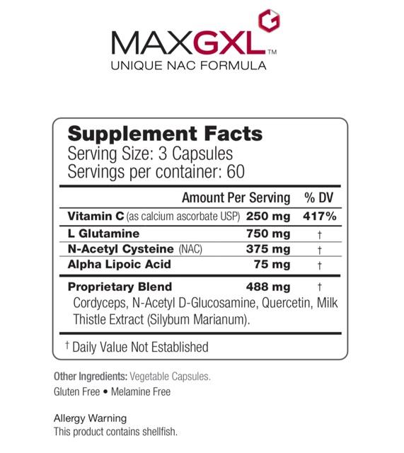 MaxGXL NAC formula (45 Capsules) | Lazada PH