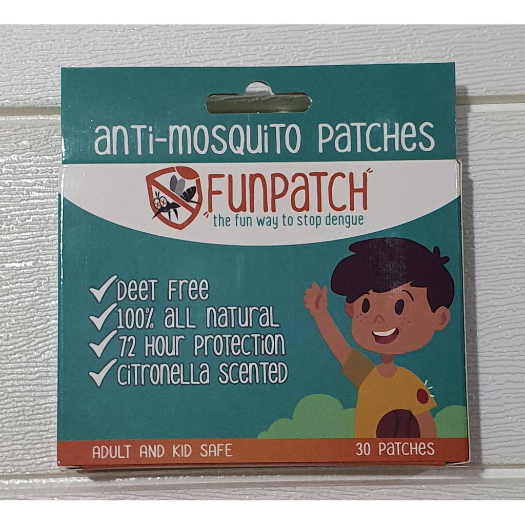 Funpatch Anti-Mosquito Patches (available in 30's and 12's patches ...