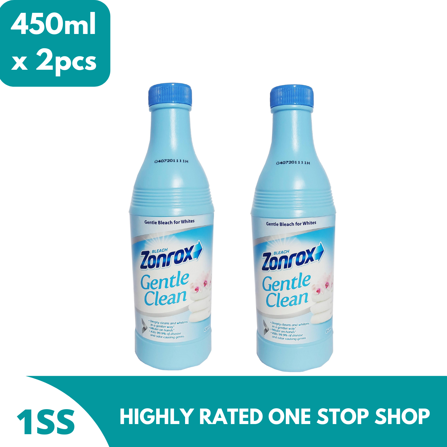 Zonrox Gentle Clean 450mL x 2pcs | Lazada PH