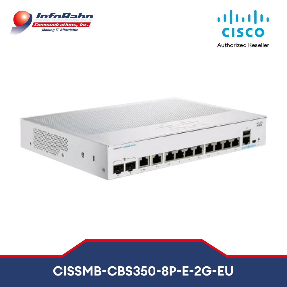 Cisco Business CBS350-8P-E-2G Managed Switch, 8 Port GE, PoE, Ext PS ...