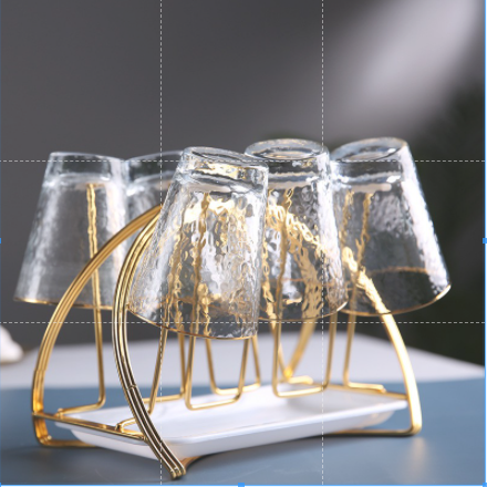 TWENTY THREE Glass Cup Storage Stand Water Mug Drying Organizer Holder ...