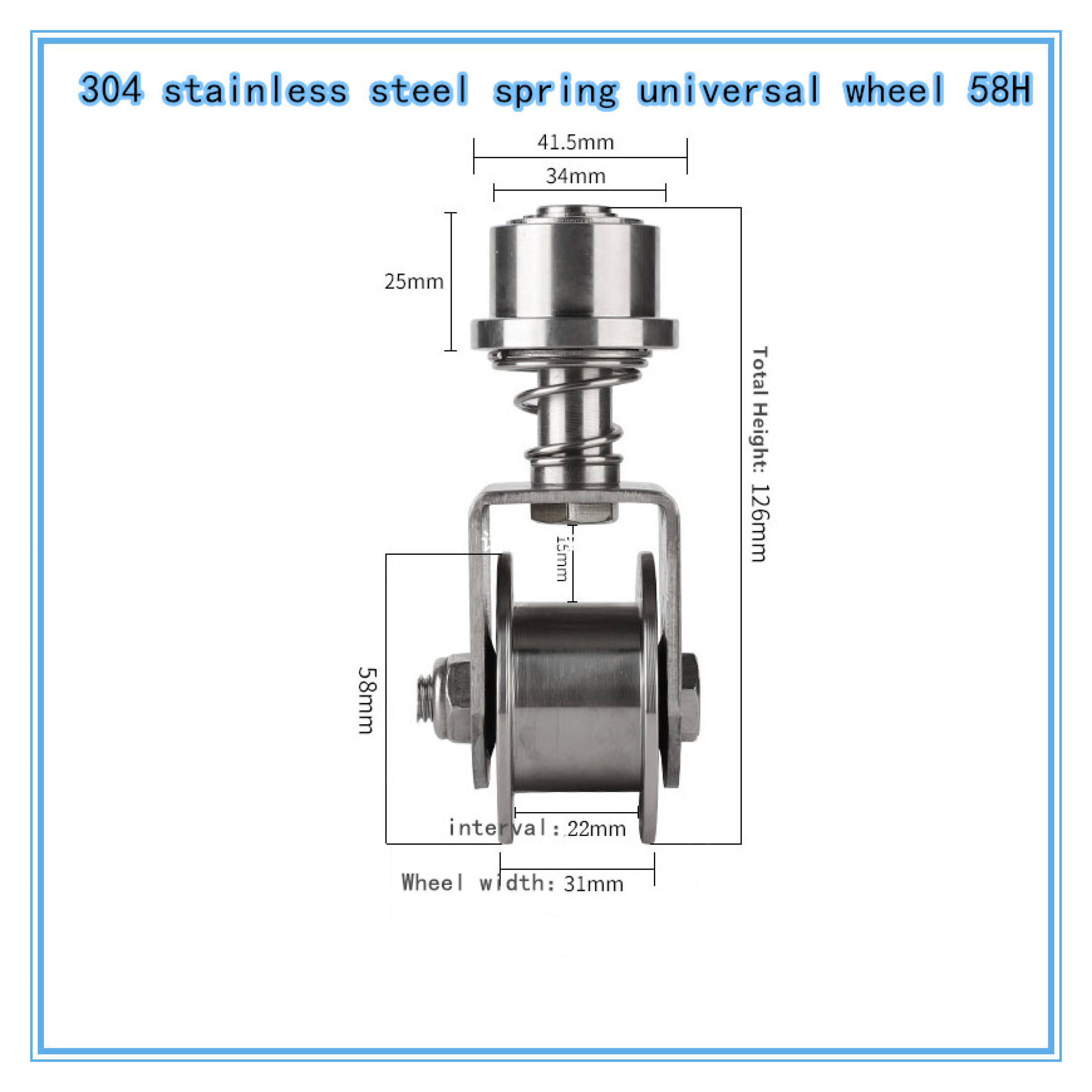 Swivel 360° Gate Folding Bearing Hinge Rotational V Type Gate Roller ...