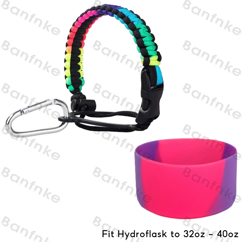 Silicon Boot Aquaflask With Paracord Handle Aquaflask Accessories 22oz ...