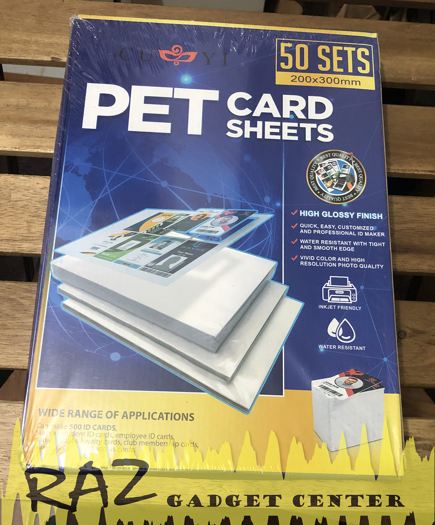 Cuyi PVC Film Sheet for ID Making A4 / Cuyi PET Film Sheets for ID ...