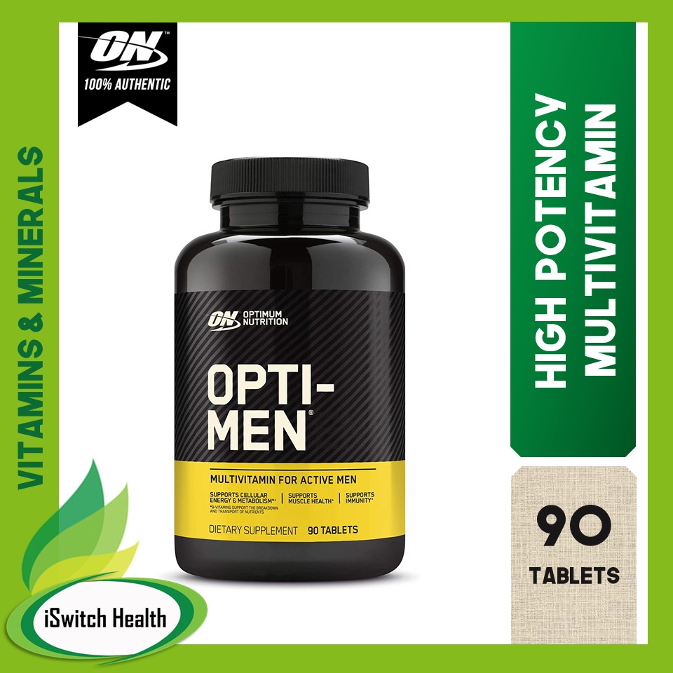 Opti-Men High Potency All-Around Multi-vitamin 90 Tablets | Optimen ...