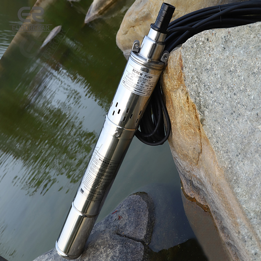 1.5HP 220V 60Hz Submersible Pump Stainless Steel Single Phase Deep Well ...