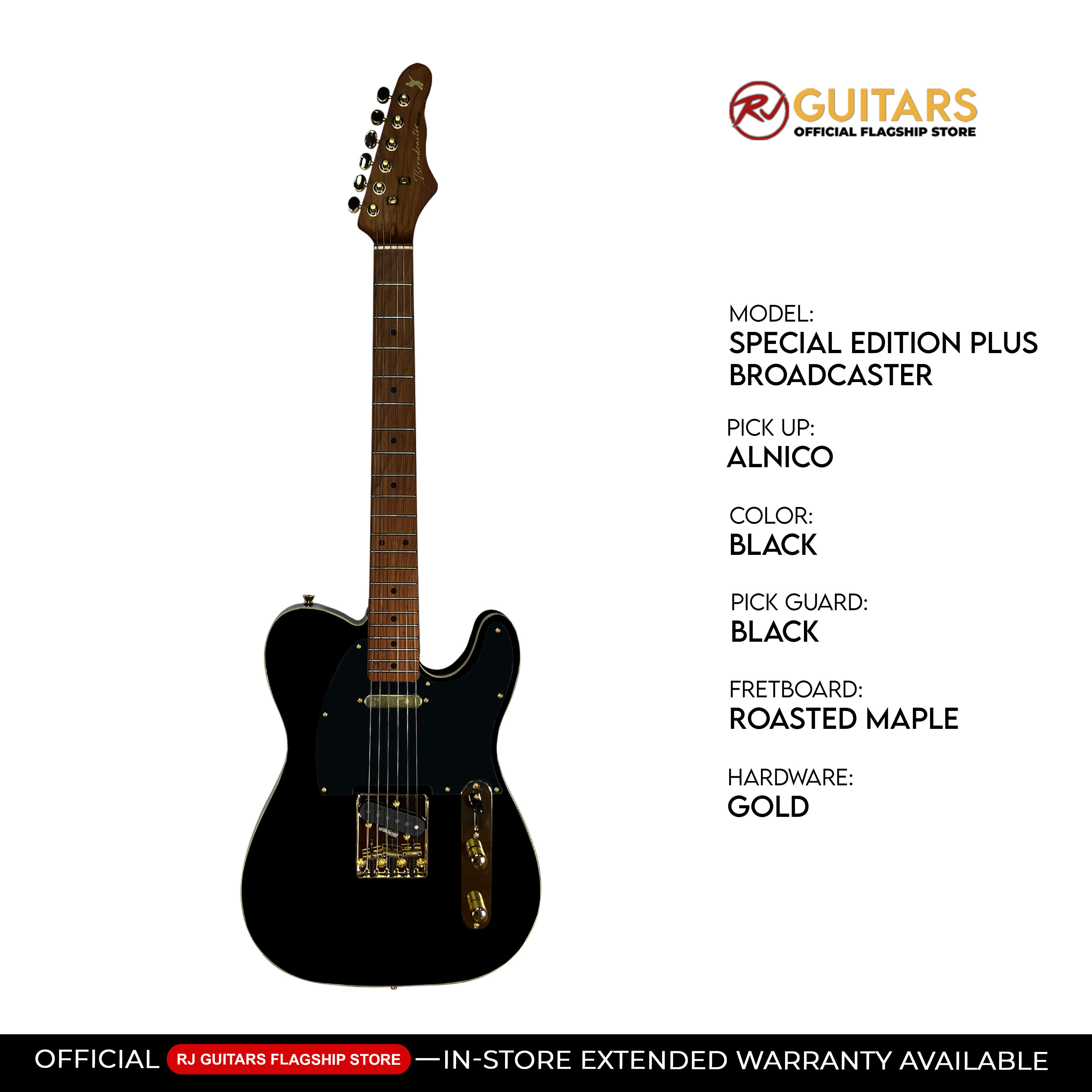 RJ Gigline - Broadcaster Special Edition PLUS / Flame Maple Top ...