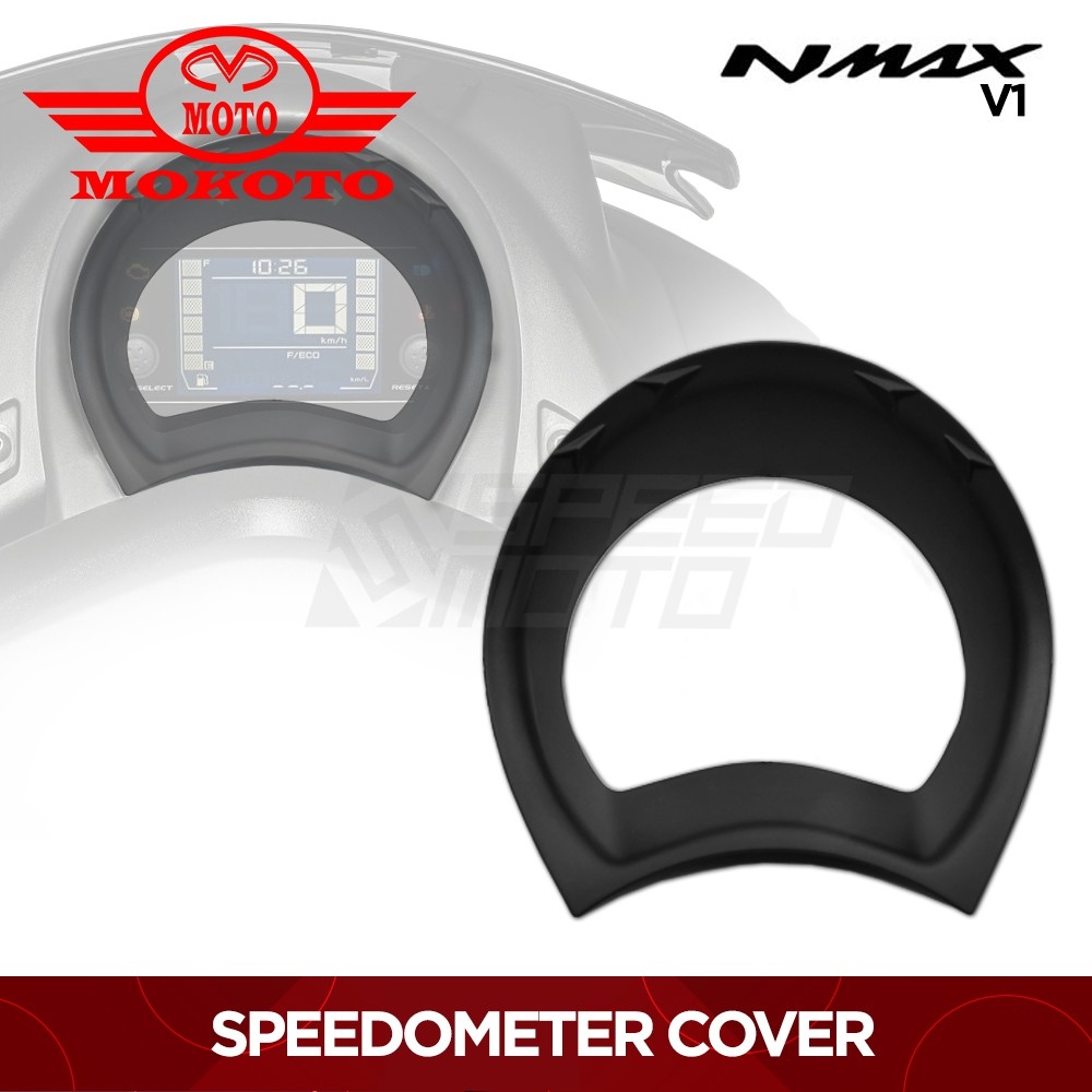 YAMAHA NMAX V1 PANEL GAUGE COVER T-5465 CARBON / C-2429MB MATTE BLACK ...