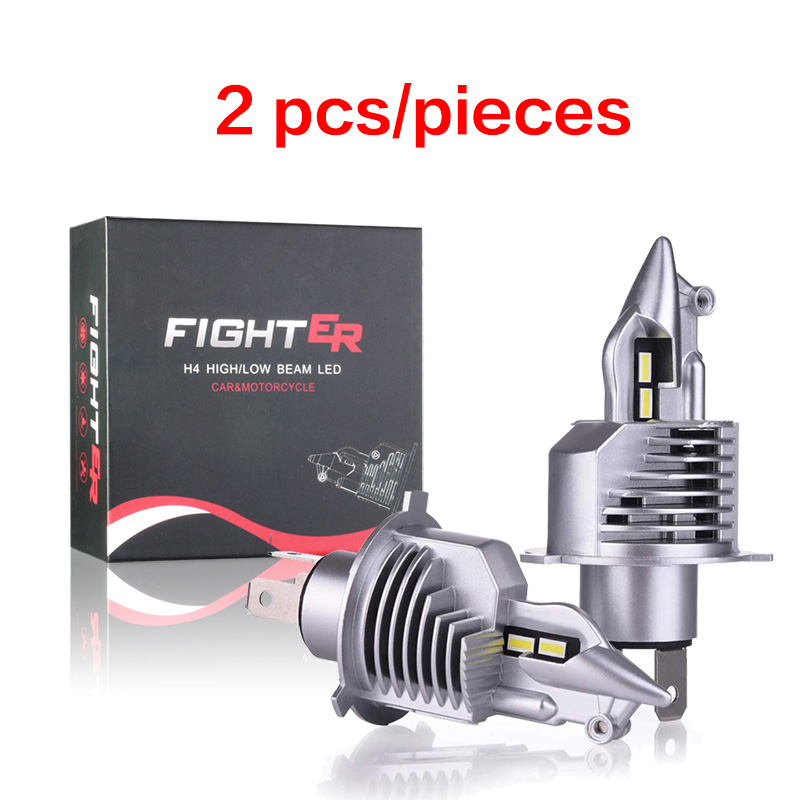 H4 Car headlight 6000K Led Bulb motorcycle Headlight High beam Low beam ...