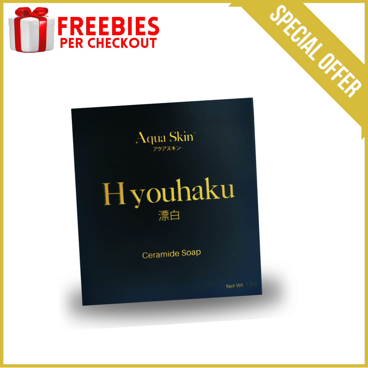 Aqua Skin Hyouhaku Soap Bleaching Soap Brighten Freckles Sun Spots Acne ...