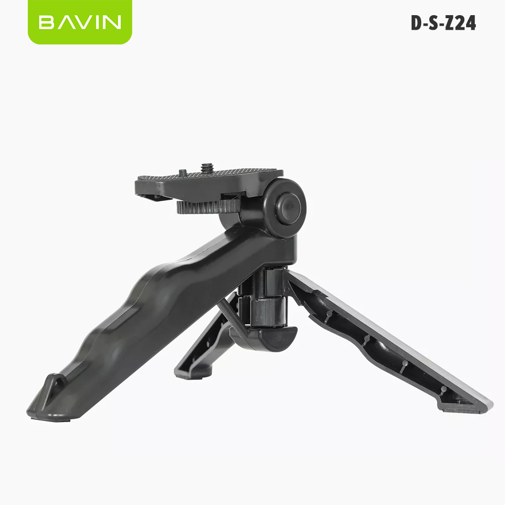 Bavin Z24 120° Rotating Adjustable Angle Tripod Foldable Desktop Stable ...