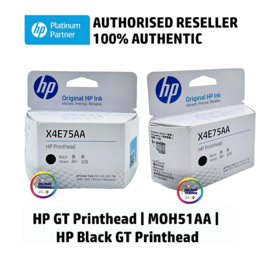 HP Black Printhead ( X4E75AA Black ) For HP smart Tank 200 / 500 / 600 ...