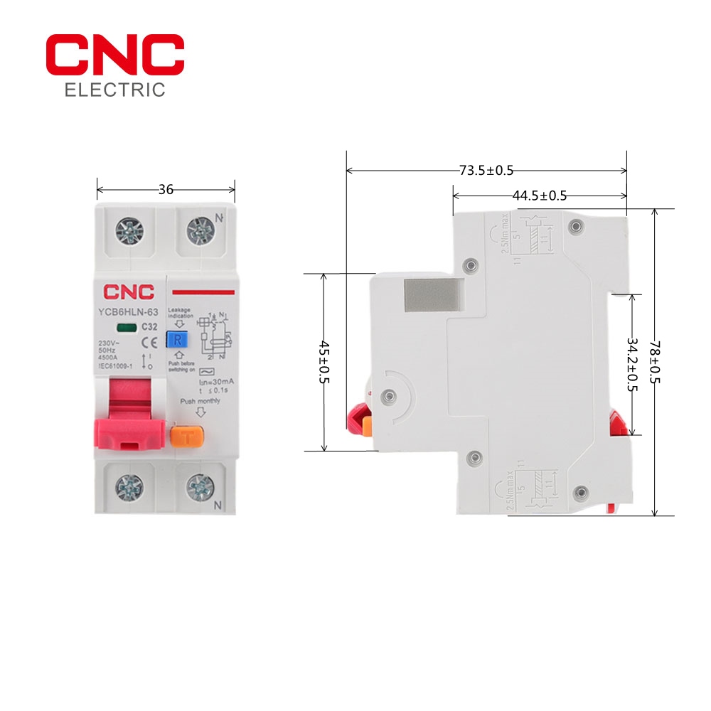 Residual Current Circuit Breaker 63a Rcbo Leakage Circuit Breaker ...
