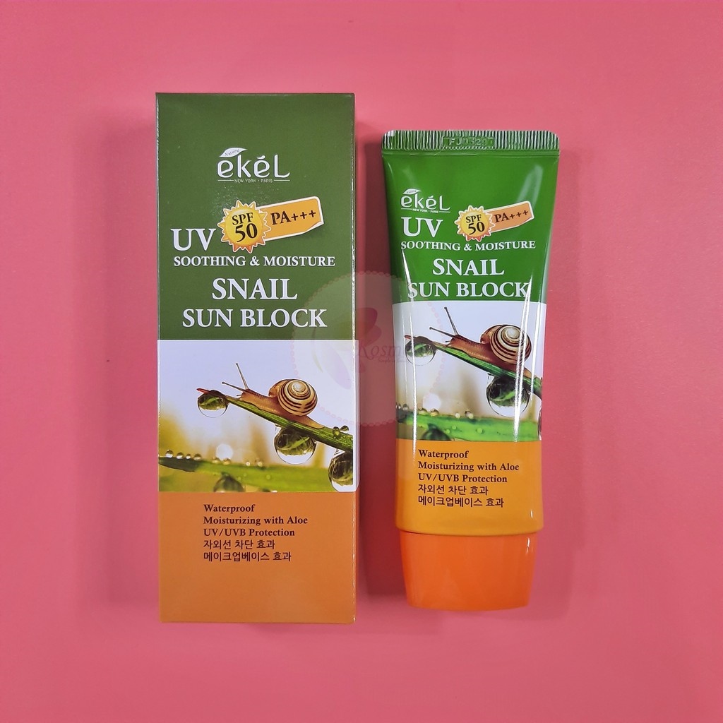 suncream [EKEL] UV Soothing Moisture Sun Block SPA50 PA - 70ml | Lazada PH