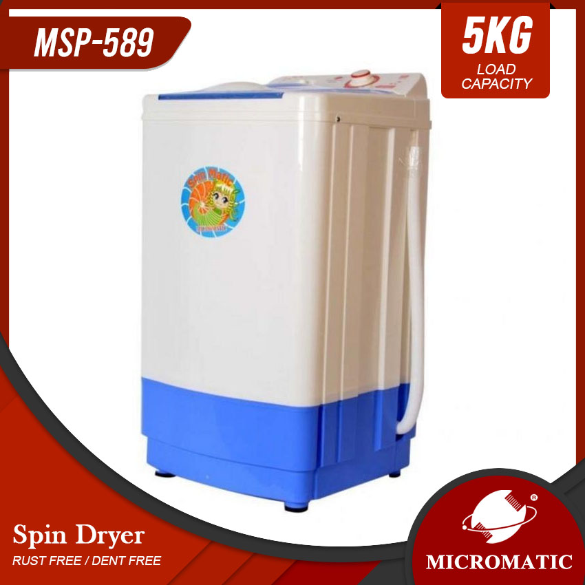 Micromatic MSP-589 5kg Powerful Super Spin Dryer | Lazada PH