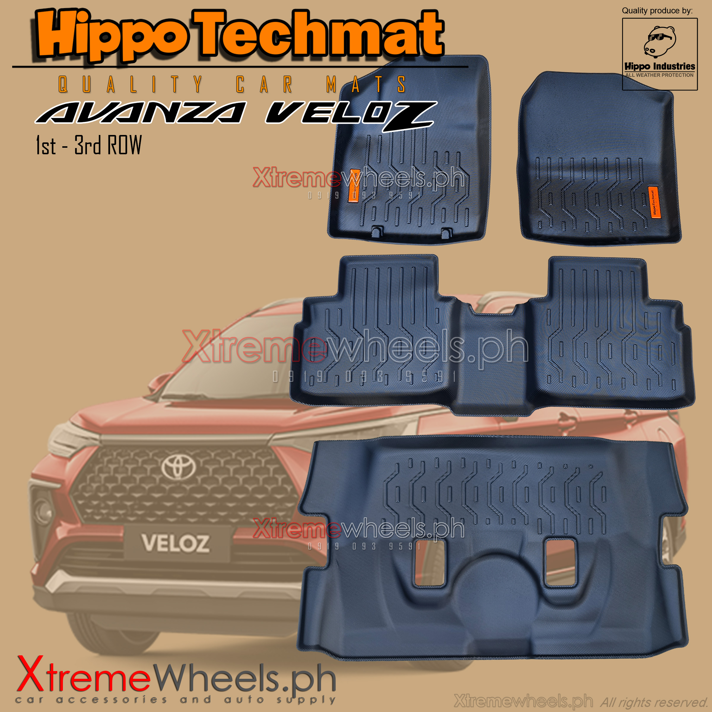 Avanza 2022-2024 Deep Dish matting Thailand Made Hippo Brand Version 2 ...