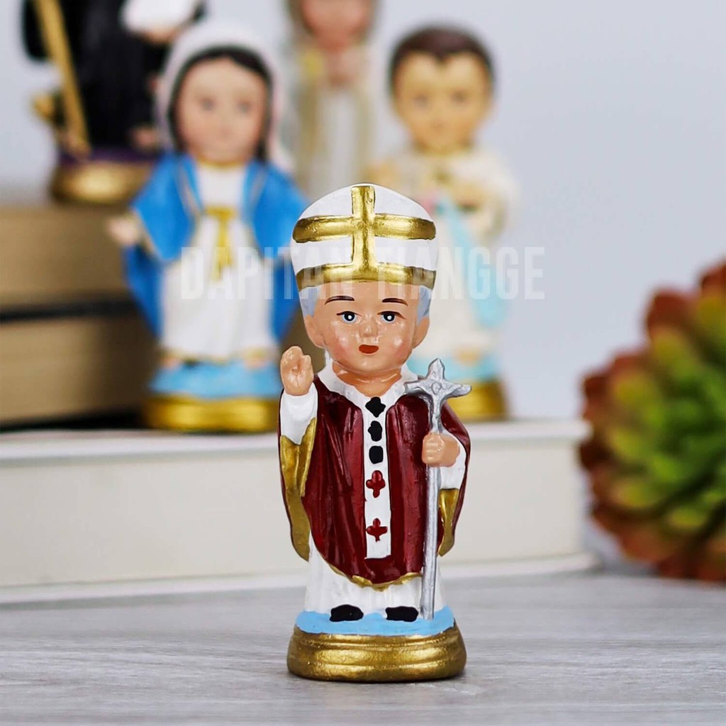 Saint Pope John Paul II Chibi Home Decor | Dapitan Tiangge | Lazada PH