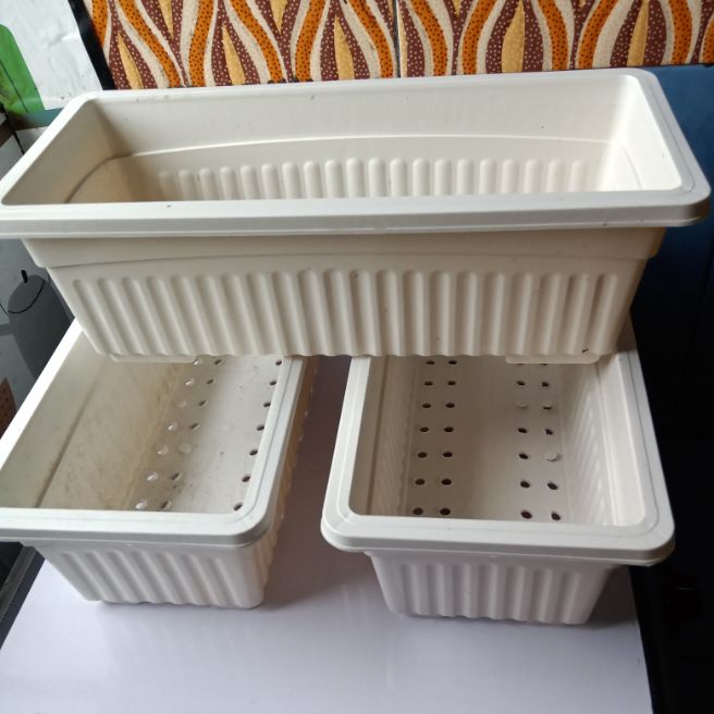 Rectangular Pots Bundle of 3‼ | Lazada PH